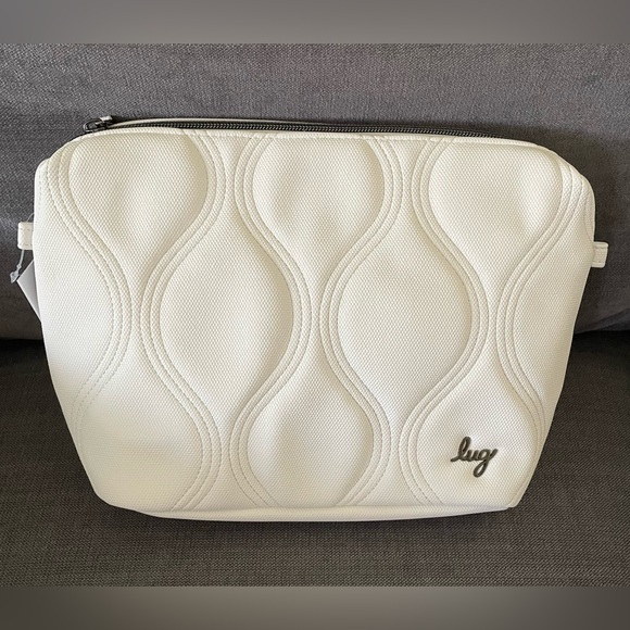 lug | Bags | Lug Volley Matte Luxe Vl Pouch White | Poshmark